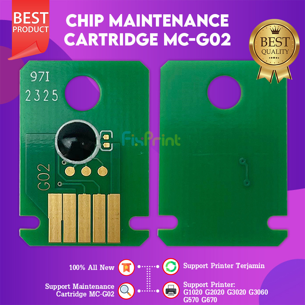 Jual FixPrint Chip MC-G02 MCG02 Chip Maintenance G1020 G3020 G3060 ...