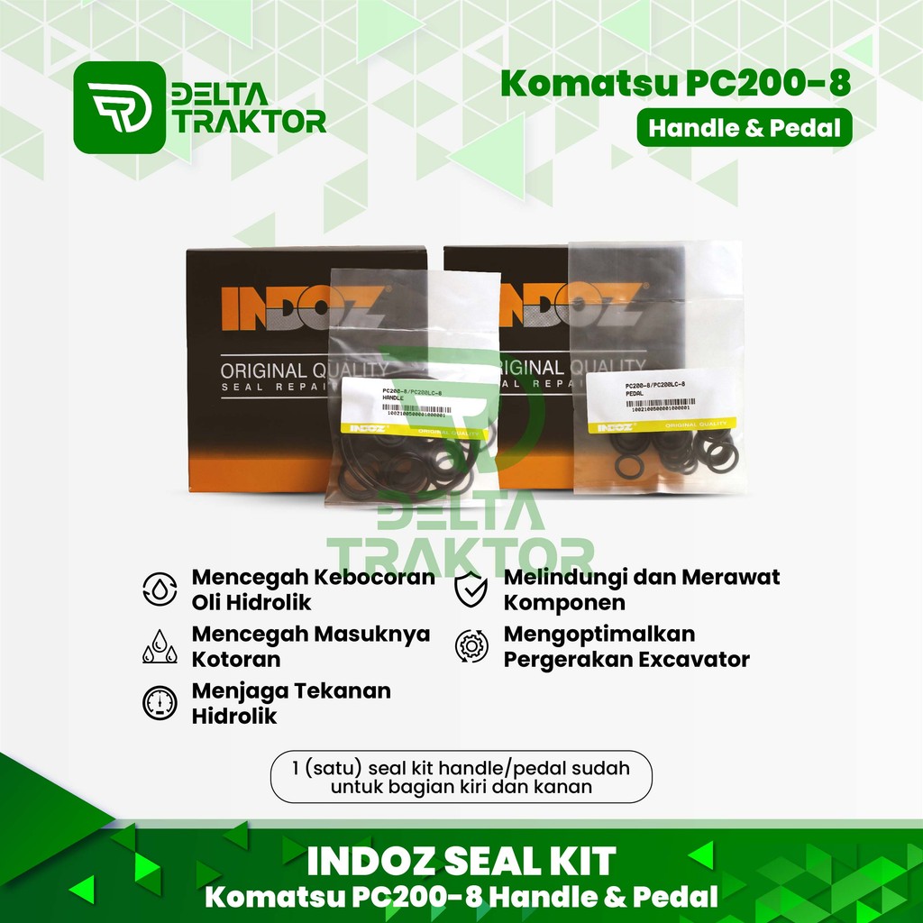 Jual Seal Kit INDOZ Komatsu PC200-8 Handle / Pedal (PPC Valve) | Shopee ...