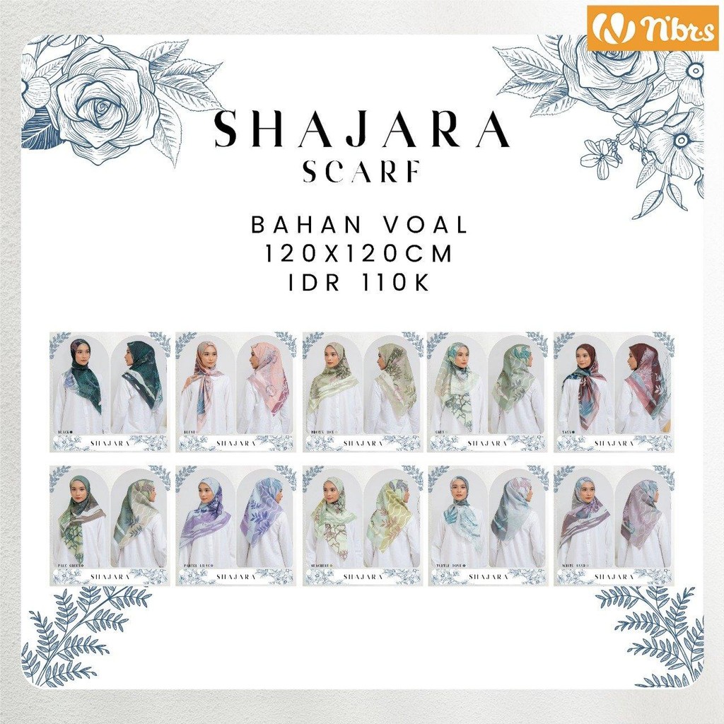 Jual NIBRAS Scarf SHAJARA By NIBRAS | Shopee Indonesia