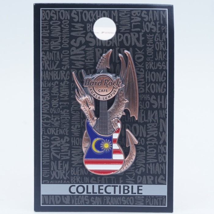 Jual Hard Rock Cafe Pin Pins Kuala Lumpur Malaysia Dragon Flag Core ...