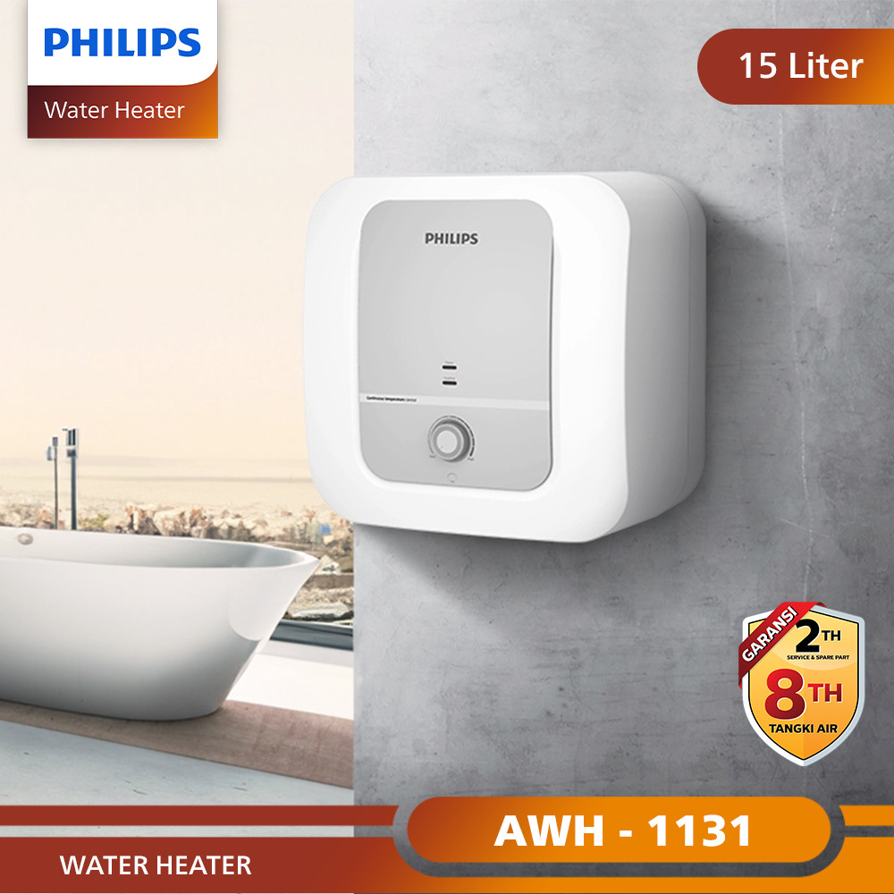 Jual Philips Water Heater 15 Liter 350 Watt -Water Heater 10L 15L 30L ...