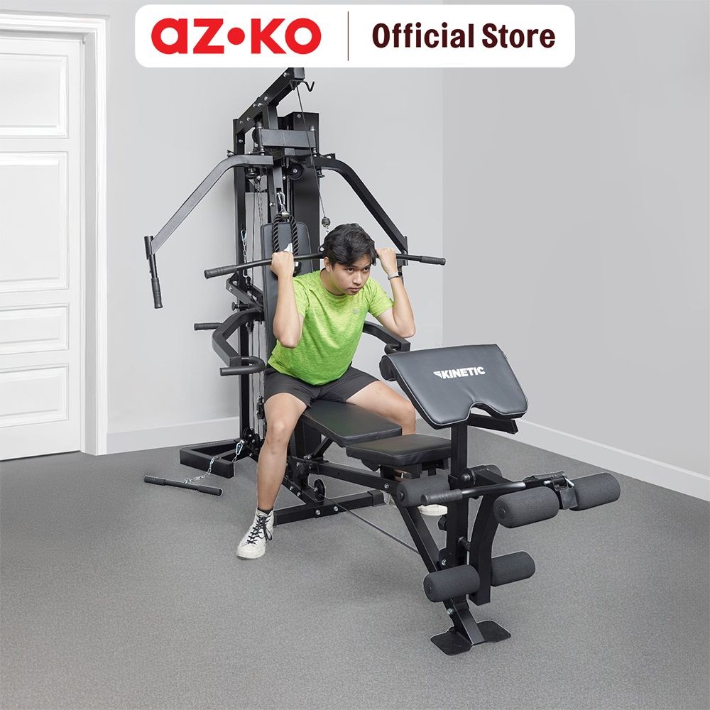 Jual AZKO Kinetic Multi Gym 90 Kg Hrgym25 6col Alat Gym Aksesori ...