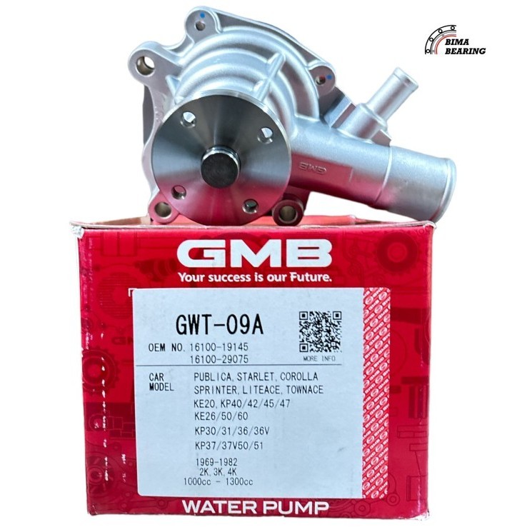 Jual WATER PUMP TOYOTA KIJANG KF10 KF20 3K KF30 4K GWT-09 GMB JAPAN POMPA AIR ORIGINAL | Shopee ...