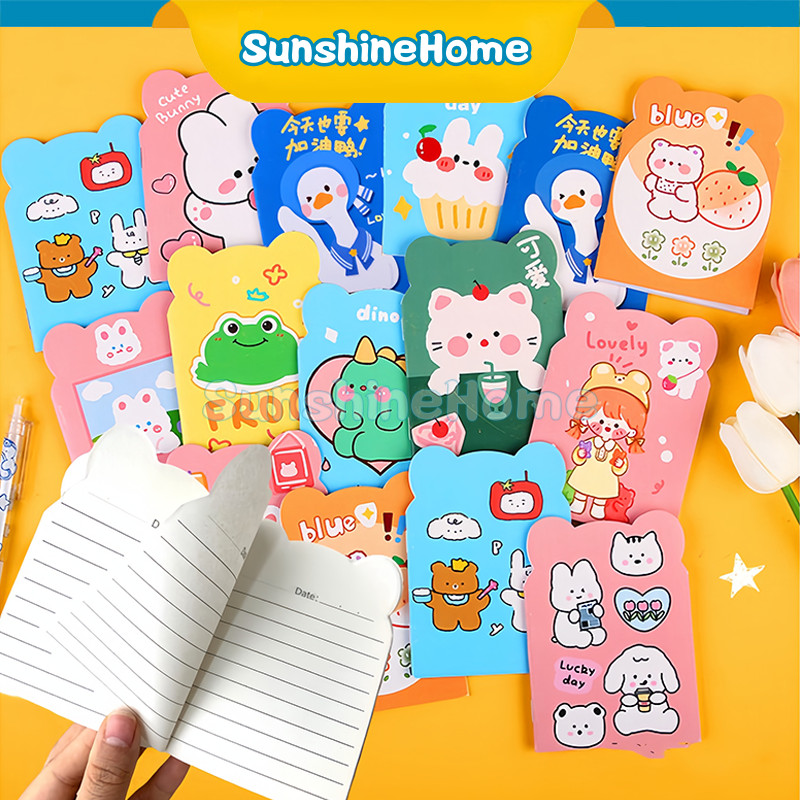 Jual Note Book / Buku Tulis Catatan Memo / Notebook Mini Motif Karakter ...