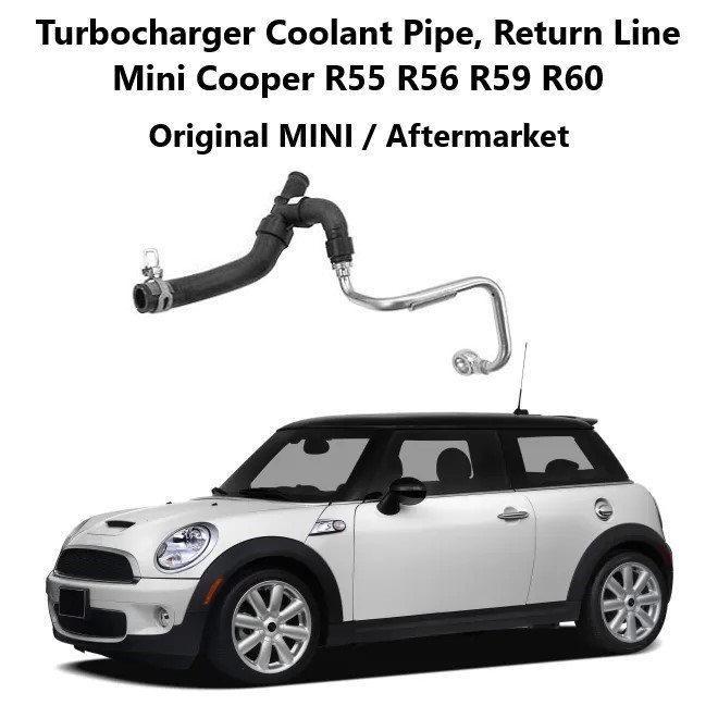 Jual Mini Cooper R55 R56 R60 Coolant Pipe Turbocharger Selang ...