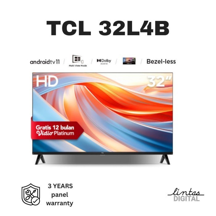 Jual TCL 32 Inch Smart TV - Android 11 - HD - Dolby Audio - Google Play/Netflix/Youtube - Wifi ...