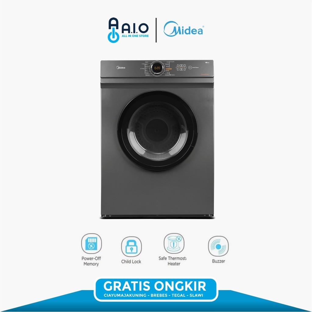 Jual MIDEA - MESIN CUCI DRYER 7KG - MD100A70 | Shopee Indonesia