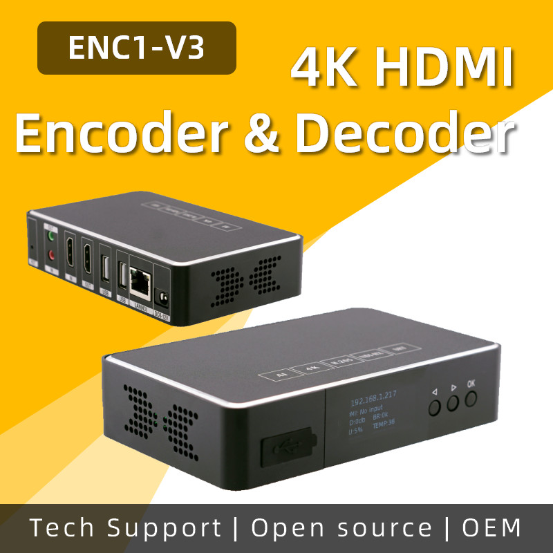 Jual [ENC1V3] HDMI Encoder Decoder 4K30 1080P NDI HX SRT RTMP RTSP Live ...