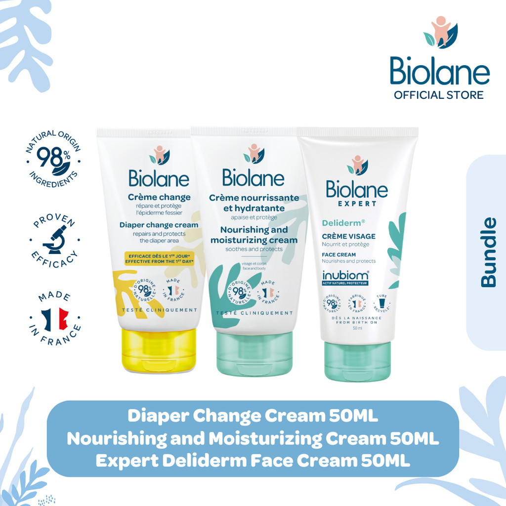 Jual Biolane Diaper Change Cream 50ml + Biolane Nourishing and ...
