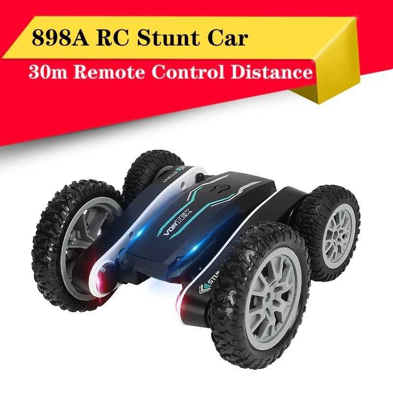 Jual Vortex Remote Control Stunt Car LED 360 Degree Flip 4WD 2.4G ...