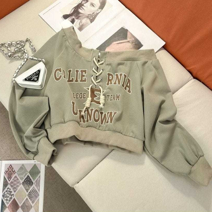 Jual Sweater Wanita - Croope Sweater Calie Rope Sweater wanita Crop top ...