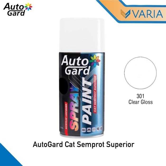 Jual AutoGard Spray Paint 300 ml 301 Clear Gloss Cat Semprot Aklirik ...