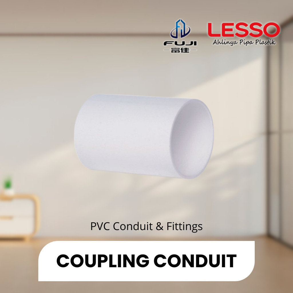 Jual Lesso PVC Conduit Coupling / Shock / Sambungan Pipa | Shopee Indonesia