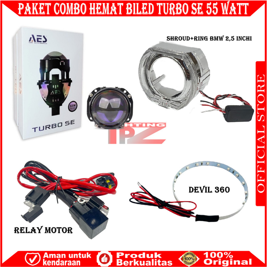 Jual COMBO PAKET HEMAT BILED WST TURBO SE 55 WATT ORIGINAL BILED WST ...