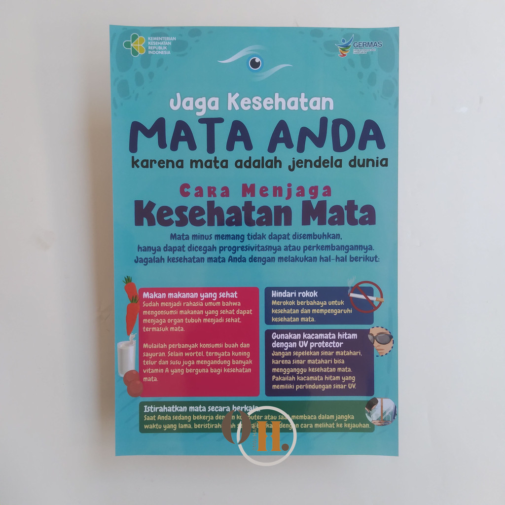 Jual Poster kesehatan mata - Poster cara menjaga kesehatan mata ...