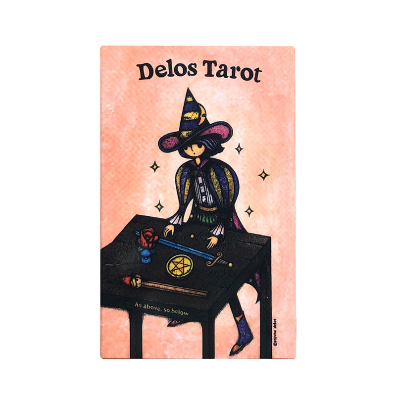 Jual High Quality Delos Tarot Board Game Cards Oracle Party Divination ...
