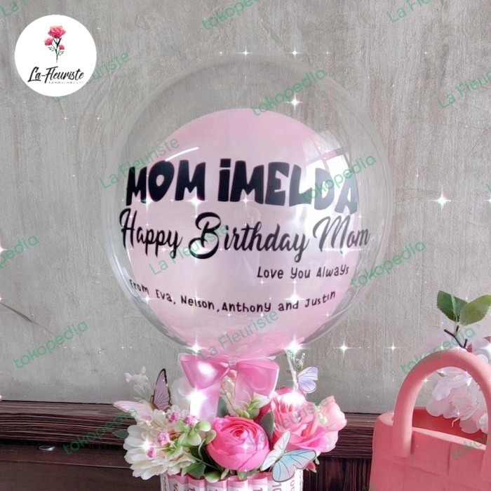 Jual (NEW) -Balon | Custom Balon Nama | Sticker Nama Balon | Balon PVC ...