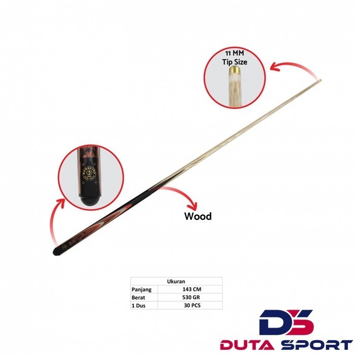 Jual Stick Billiard Stik Tongkat Bilyar Kayu Wood SCORPION X5 Original ...
