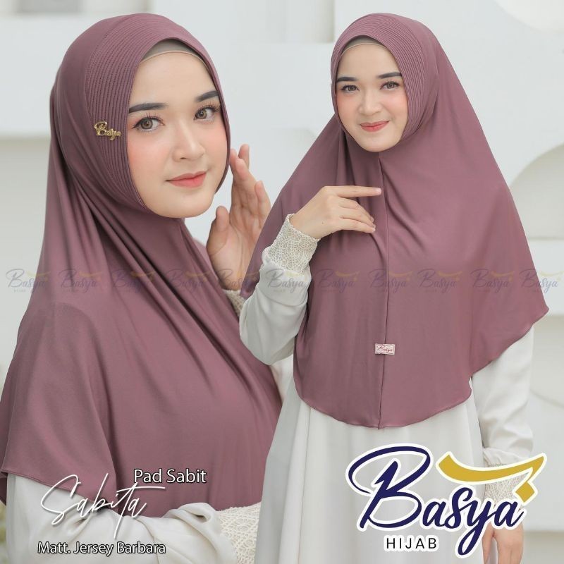 Jual [BASYA] SABITA••jilbab instan pet sabit••bergo hamidah••jilbab ...