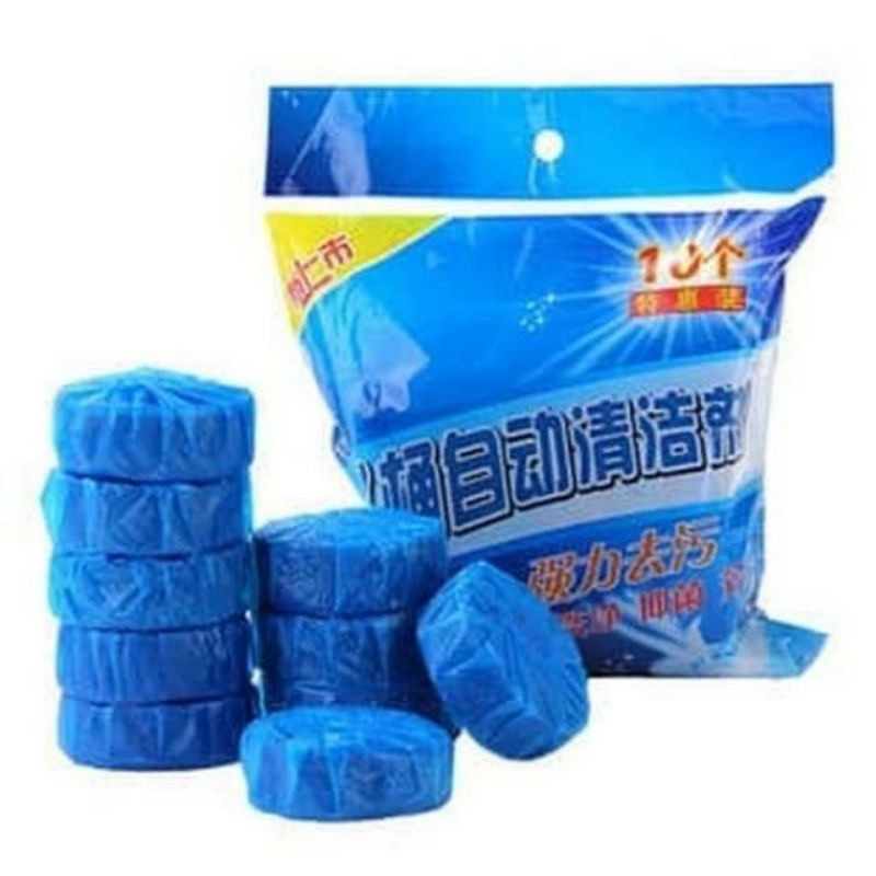 Jual TABLET BIRU PEMBERSIH PENYEGAR PEWANGI TOILET WC KLOSET | Shopee ...
