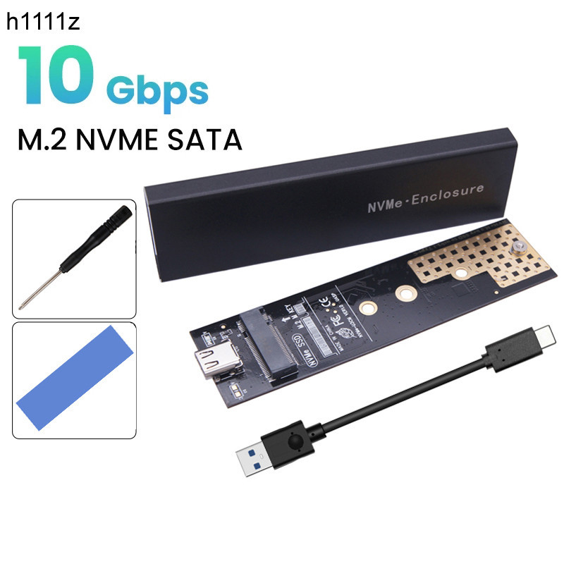 Jual Dual Protocol M2 SSD Case Enclosure NVMe SATA NGFF M.2 SSD Box USB ...