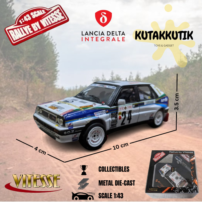 Jual Mainan Kolektor Diecast Vitesse Mobil Sport Balap Rally Lancia ...