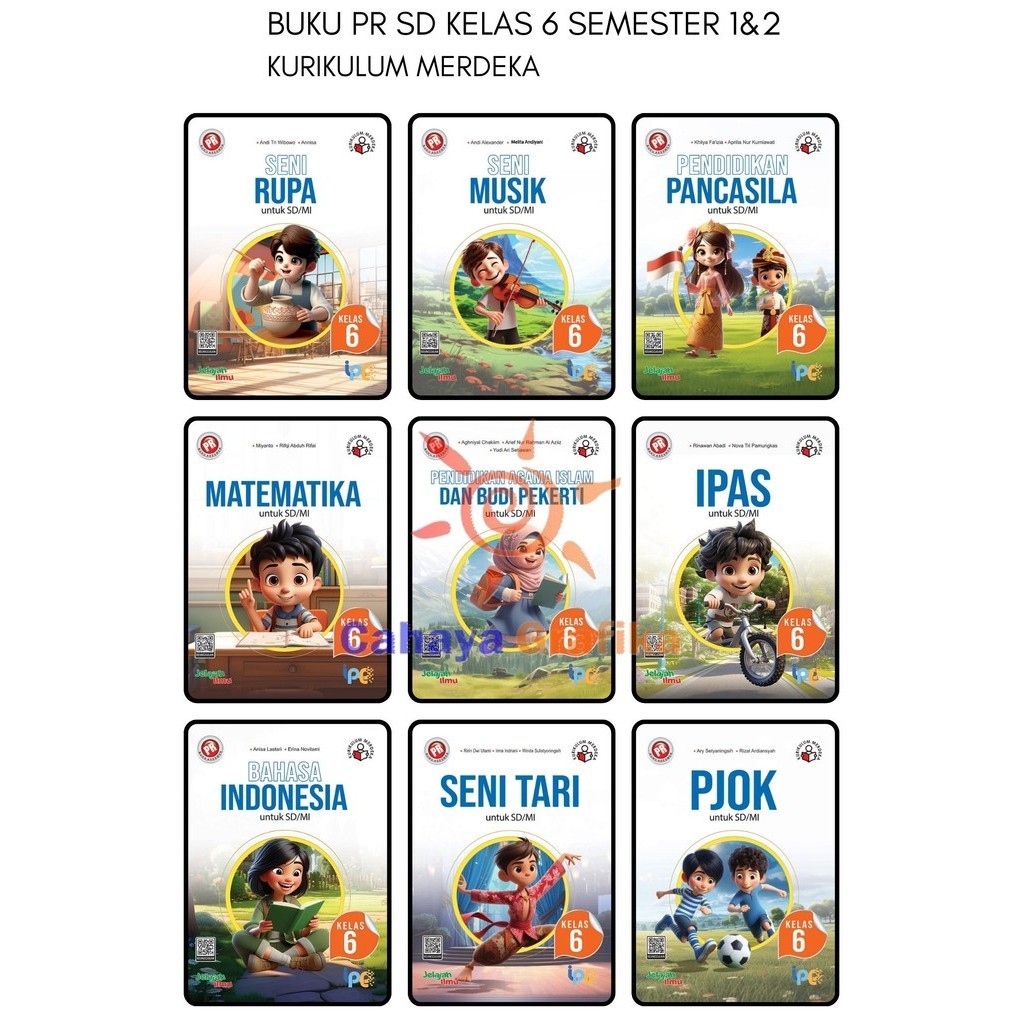 Jual BUKU PR/LKS KURMER SD/MI KELAS 1 2 3 4 5 6 SEMESTER 1&2 KURIKULUM MERDEKA INTAN PARIWARA ...