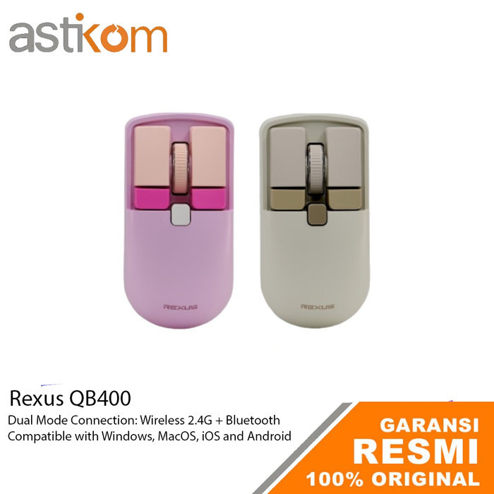 Jual Rexus Mouse Office Wireless Bluetooth QB400 | Shopee Indonesia