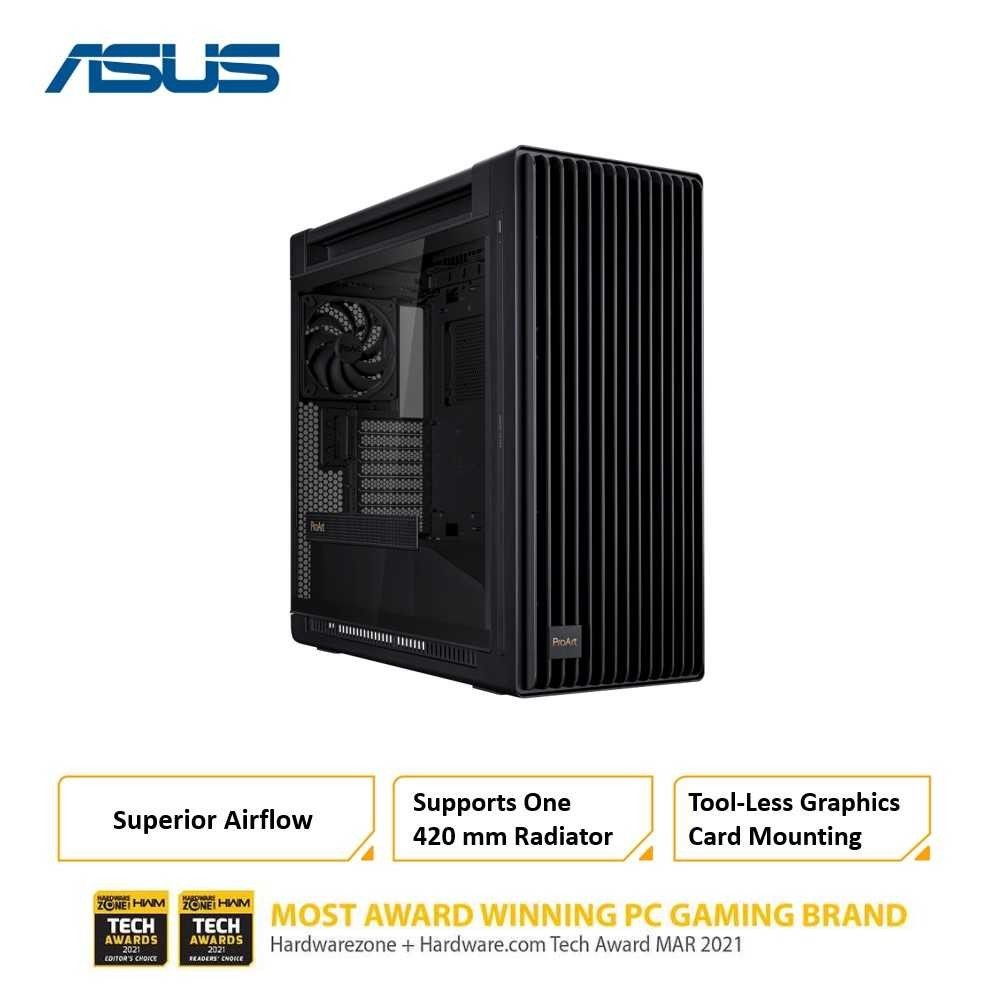 Jual ASUS ProArt PA602 E-ATX Computer Case, 420mm Radiator Support, One ...