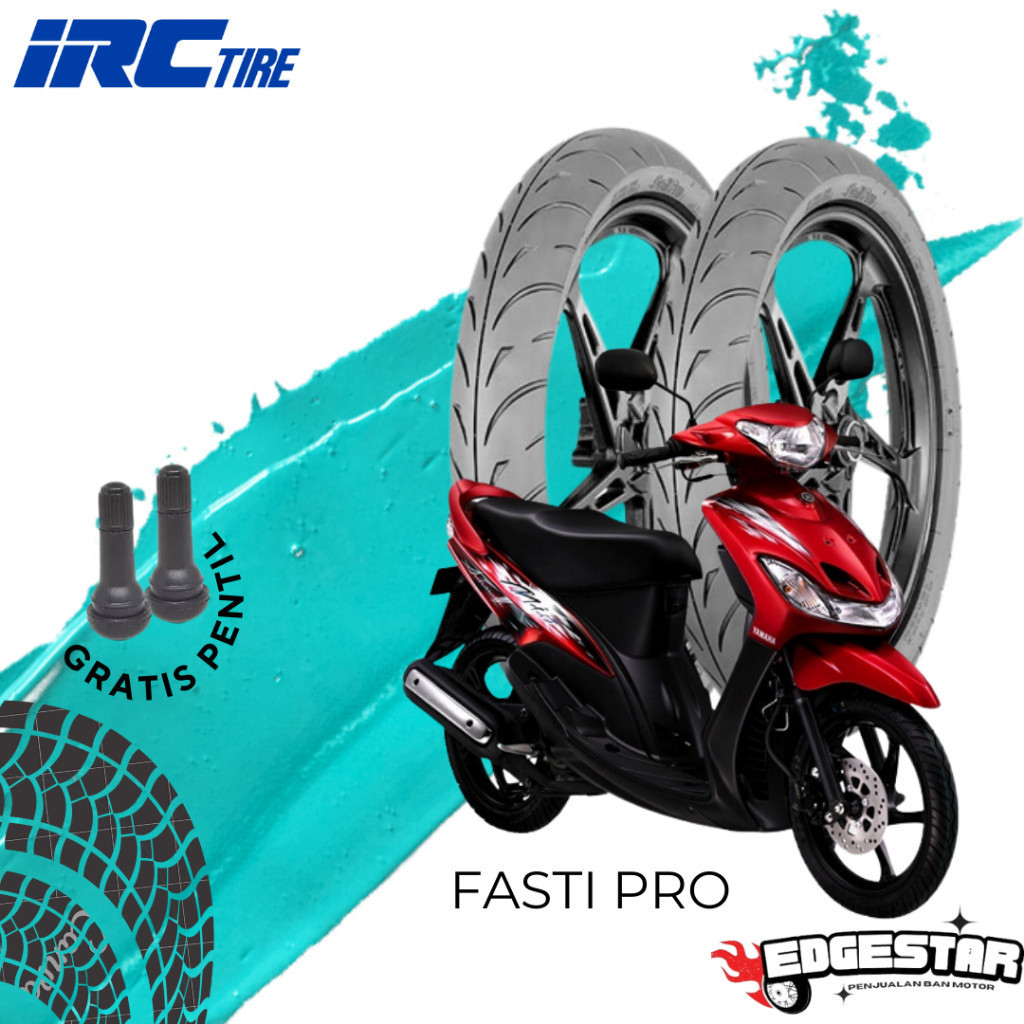 Jual Ban IRC Fasti Pro Sepasang/Satuan TubeLess Ring 14 Matic | Shopee ...