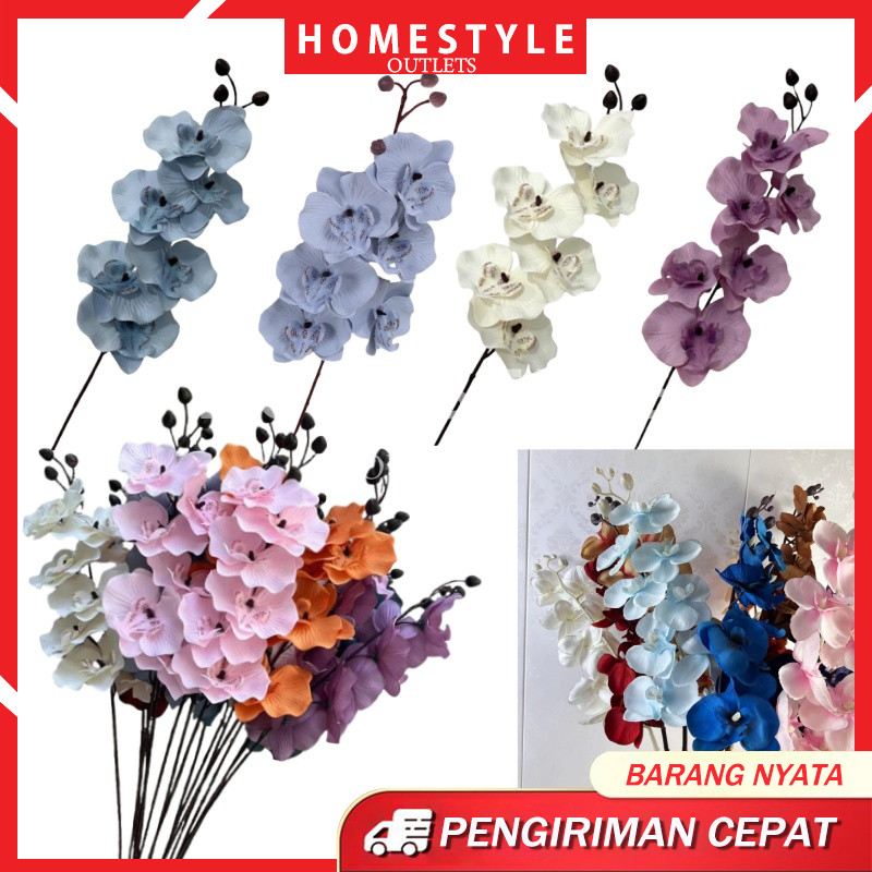 Jual Bunga Anggrek K6 / Bunga Anggrek Artificial / Bunga Dekorasi ...