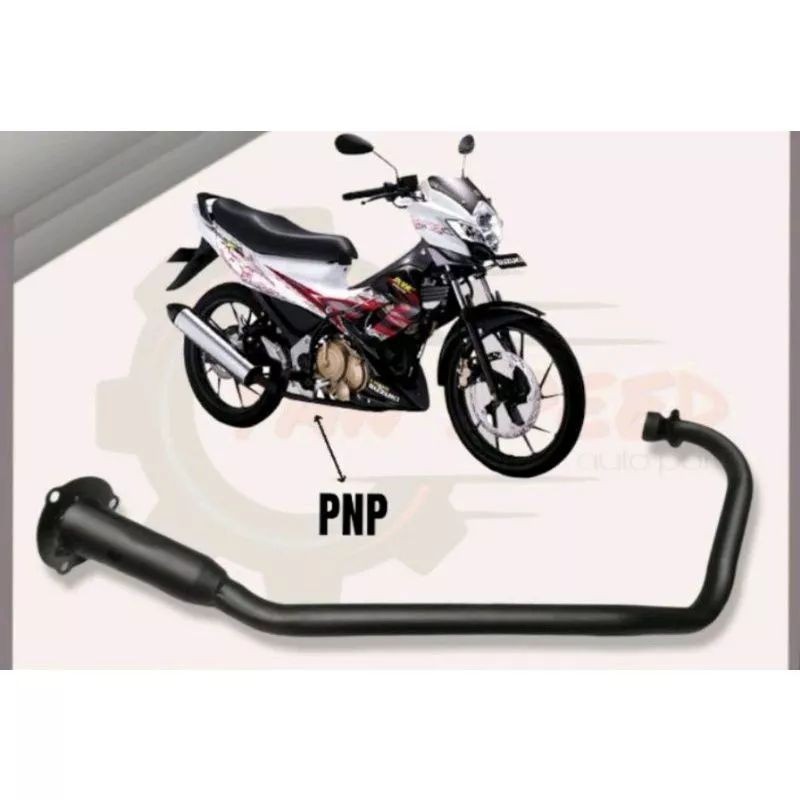 Jual Header Knalpot motor suzuki satria fu 150 karbu standar warna ...