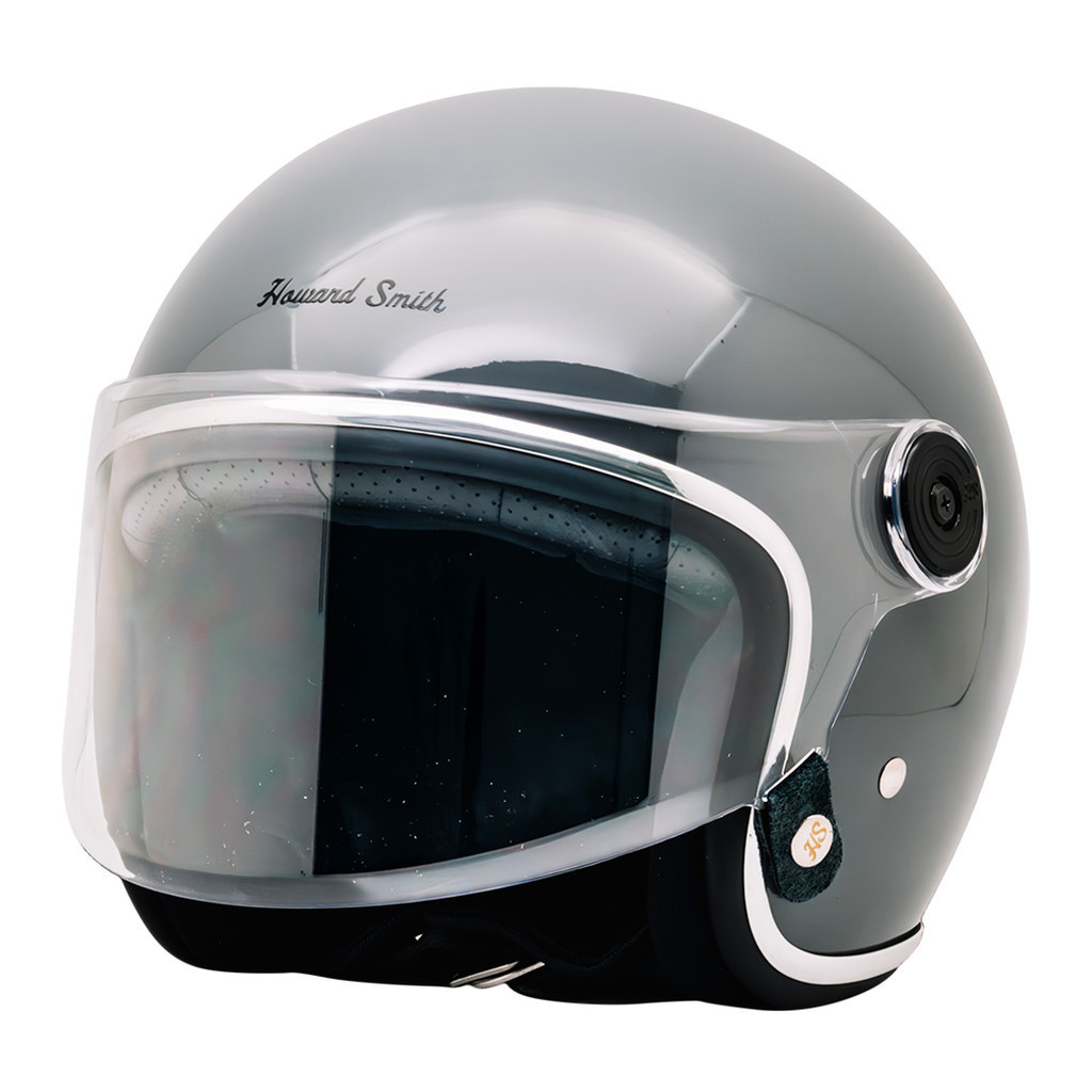 Jual Howard Smith Jetter Retro Helm Half Face - Modern Grey | Shopee Indonesia