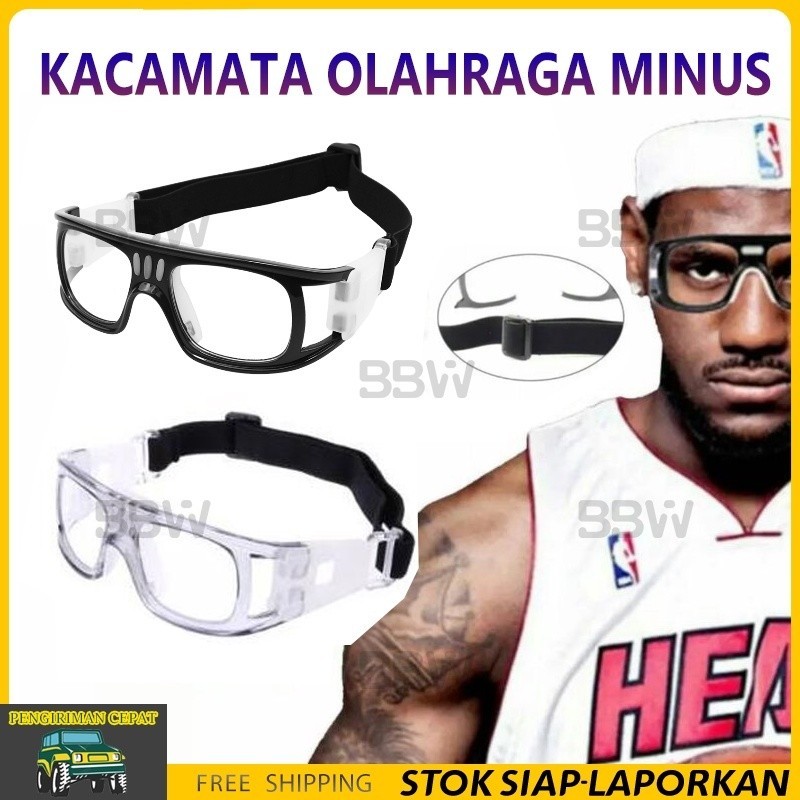 Jual kacamata olahraga Sport Lensa Minus Basket, Futsal, Motor ...