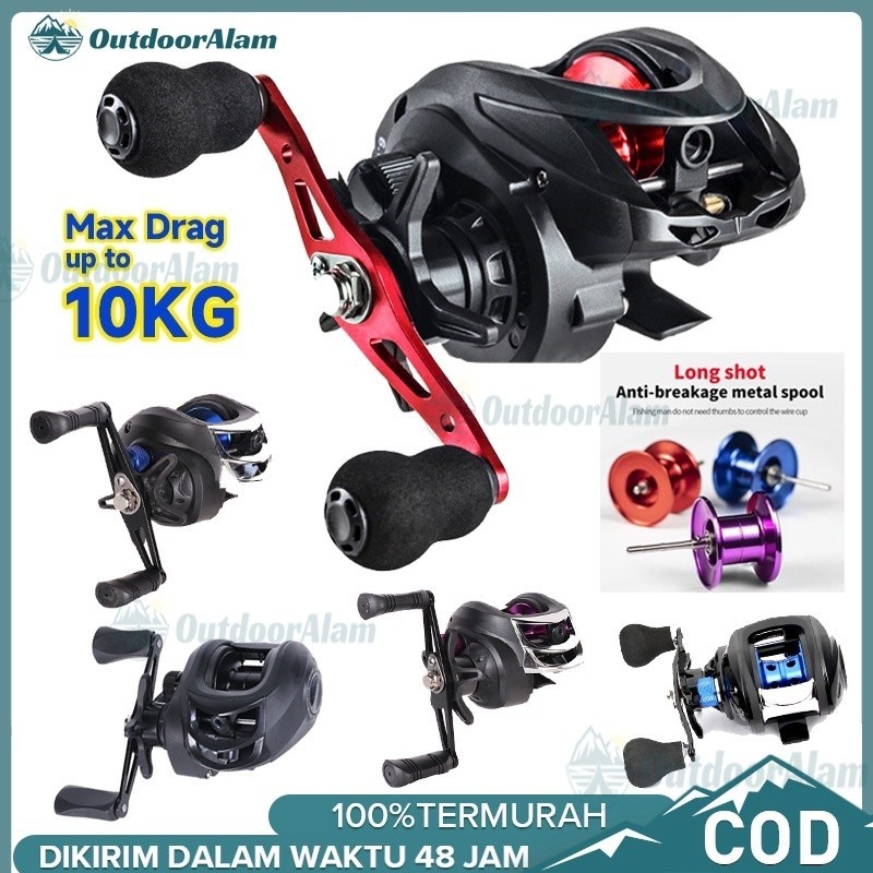 Jual Reel Pancing New Casting Fishing Reel Max Drag 10kg Fishing Reel ...