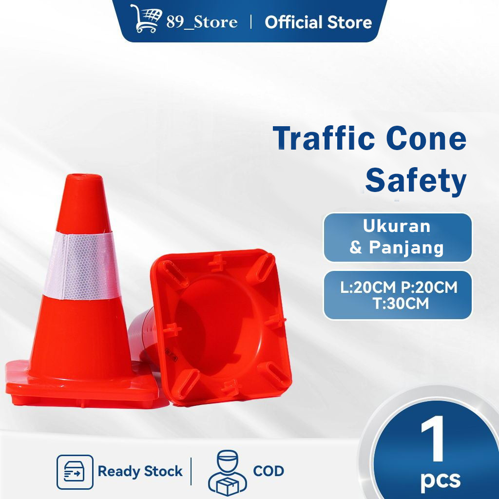 Jual KERUCUT LALU LINTAS 30CM KECIL / KERUCUT SMALL ORANGE / TRAFFIC ...