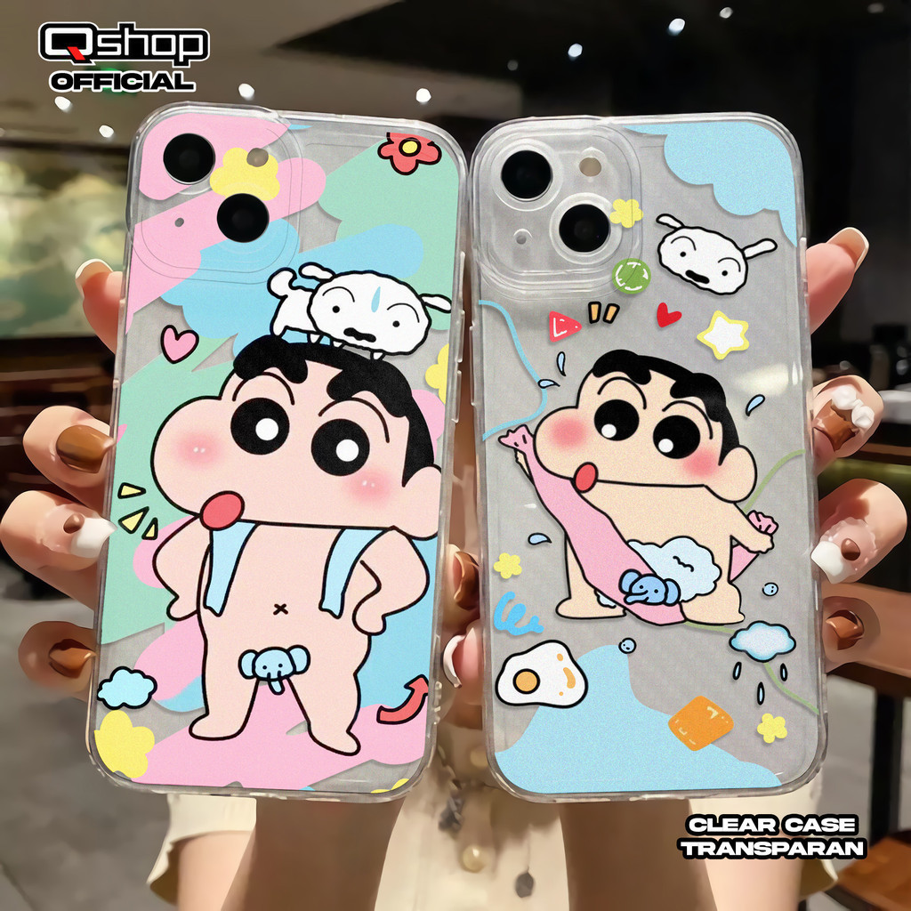 Jual Clear Case Sinchan Cute QS450 for Infinix Note 30 30i Hot30 Smart ...