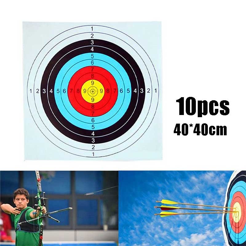 Jual 10pcs Face Target / Print Target Panahan Bantalan Face Target ...