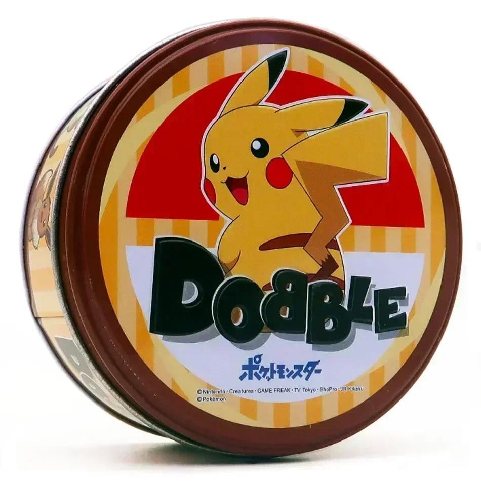 Jual Dobble Pokemon Pikachu Card Game Double juego Cards Spot It HP ...