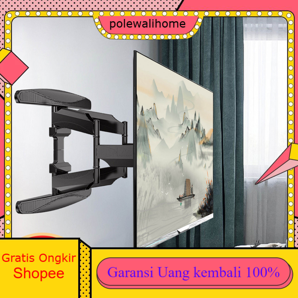 Jual NBJOHSON Bracket TV Wall Mount VESA 600x400 for 55-85 Inch TV ...