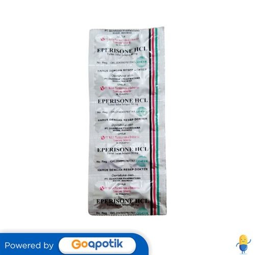 Jual Eperisone Hydrochloride Nulab 50 Mg Strip 10 Tablet | Shopee Indonesia