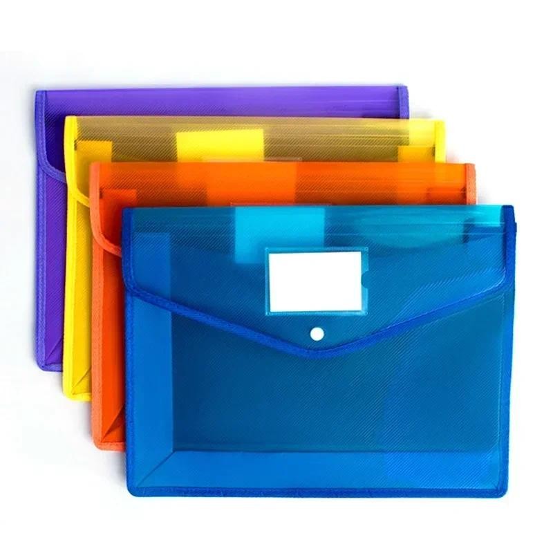 Jual A4 File Folder Stationery Storage Folder Waterproof File Organizer ...