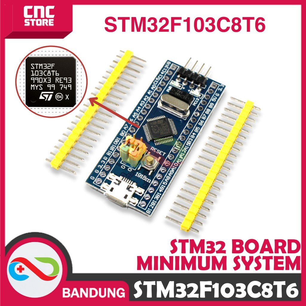 Jual STM32F103C8T6 ARM STM32 MINIMUM SYSTEM BOARD MODULE | Shopee Indonesia