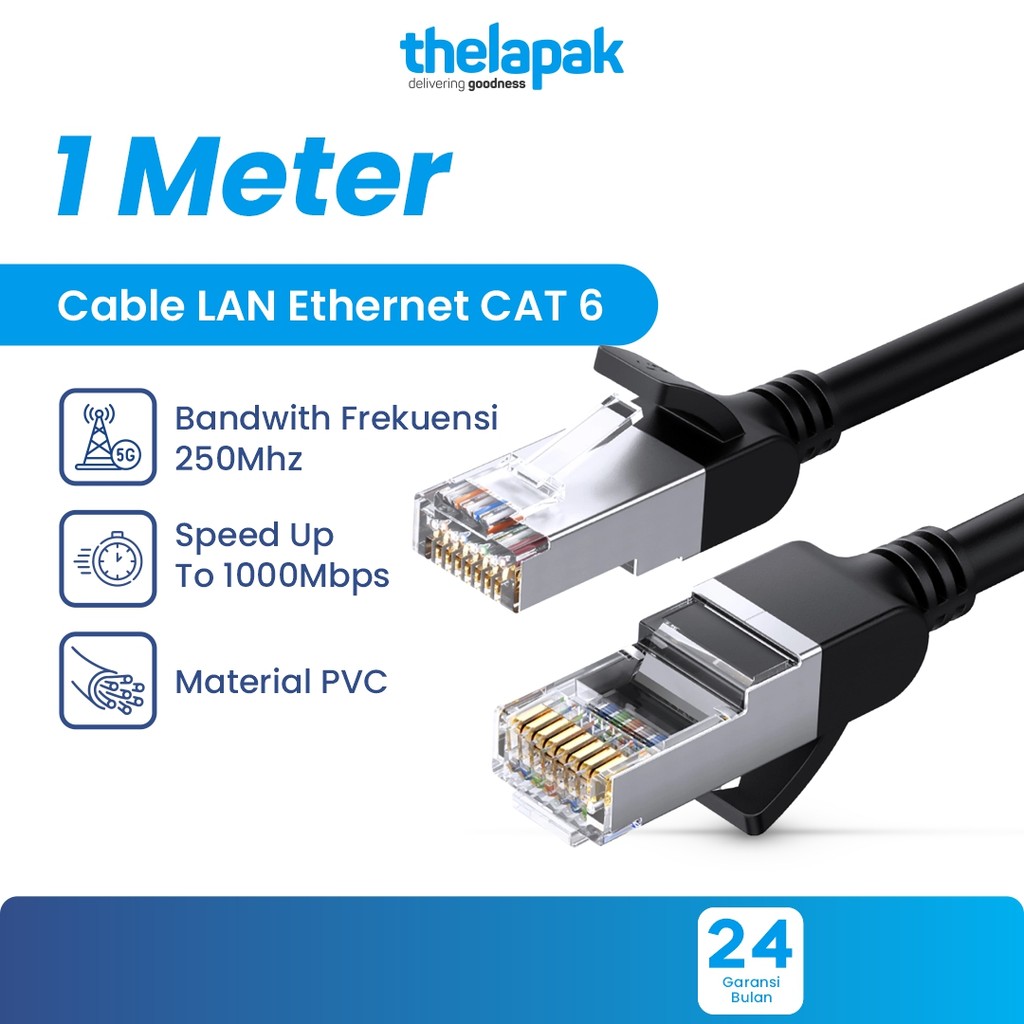 Jual UGREEN Kabel LAN RJ45 Cat 6 Ethernet Router High Speed 1000mbps Tembaga Murni | Shopee ...