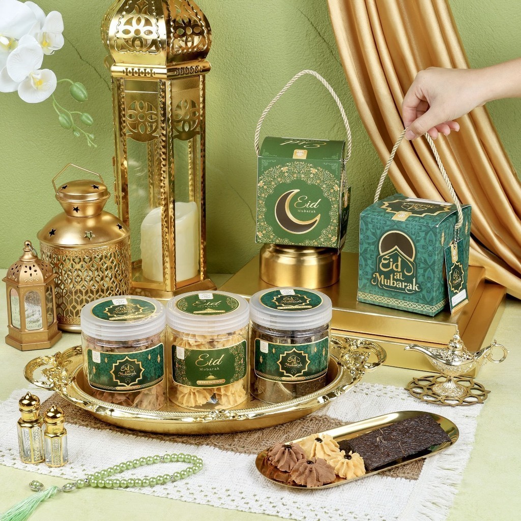 Jual Fitri Emerald Hampers Premium Cookies Hampers Lebaran Idul Fitri ...