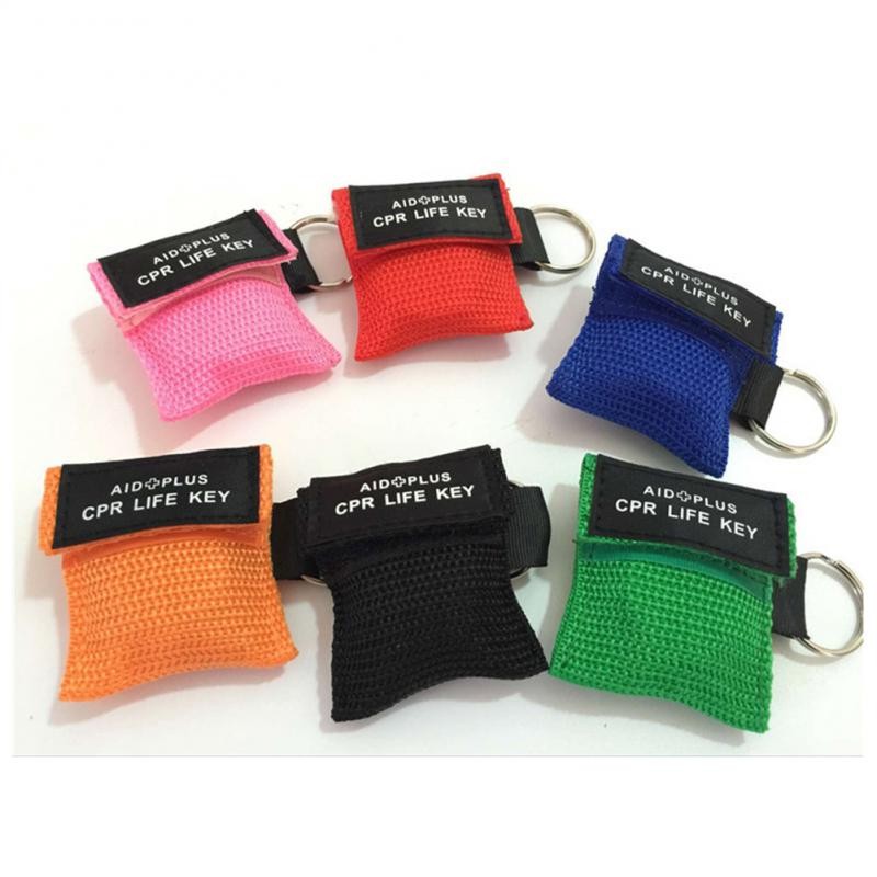 Jual Keychain Style CPR Face Shield Portable Artificial Breathing ...