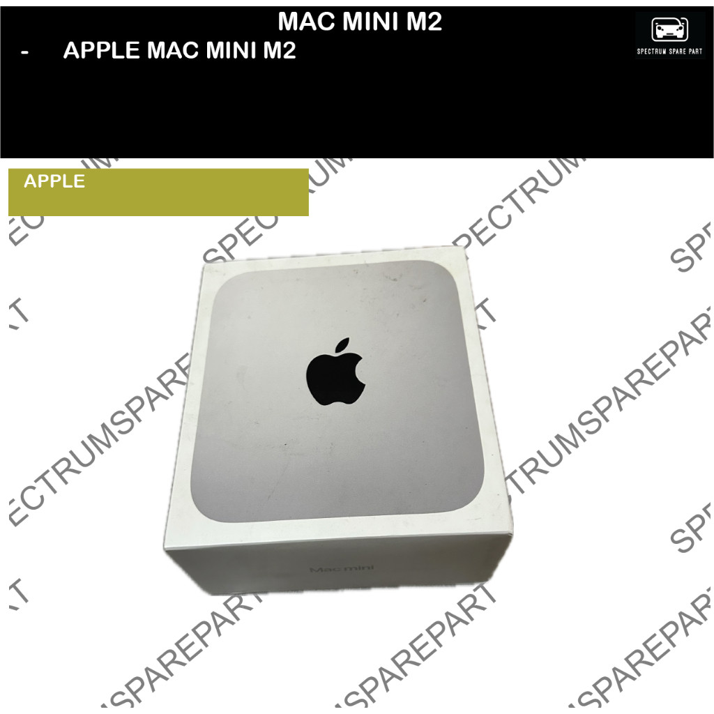 Jual APPLE MAC MINI M2 512GB RAM 8GB 10 core GPU MACMINI ORIGINAL ...