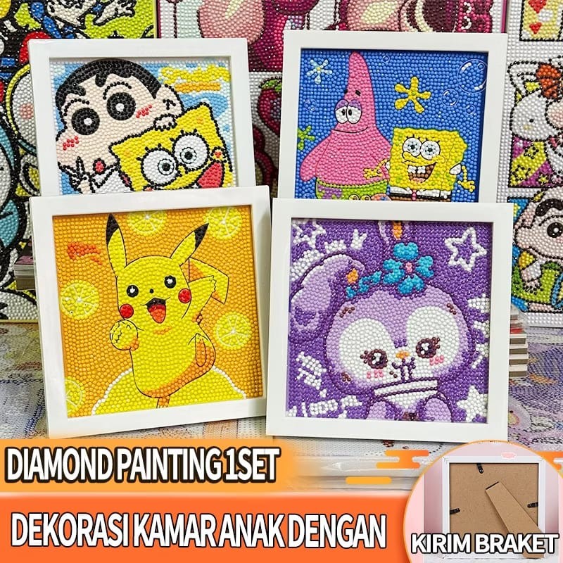 Jual Grosir Mainan Edukasi Diamond painting set Diamond Painting ...