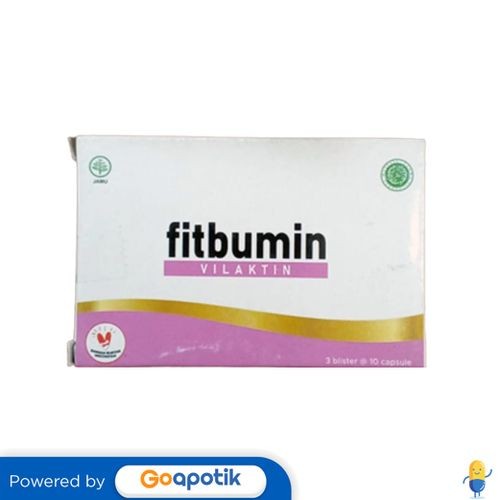 Jual Fitbumin Vilaktin Box 30 Kapsul | Shopee Indonesia