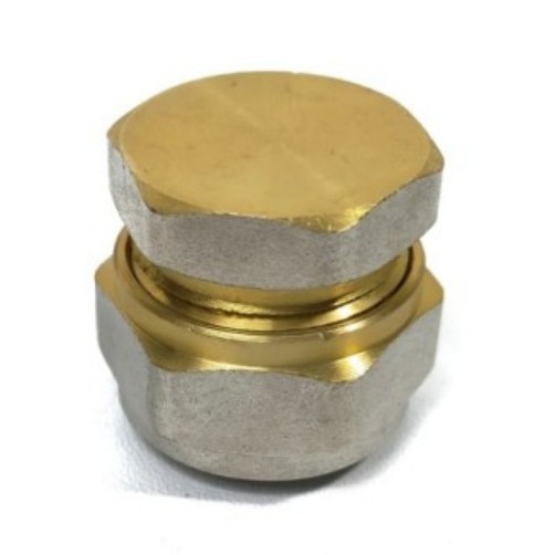 Jual NB91 End Cap 20 PEX Dop Brass 3/4 inch Brass Kuningan Pipa PAP ...